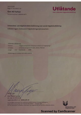 Equivalency Certificate | PDF