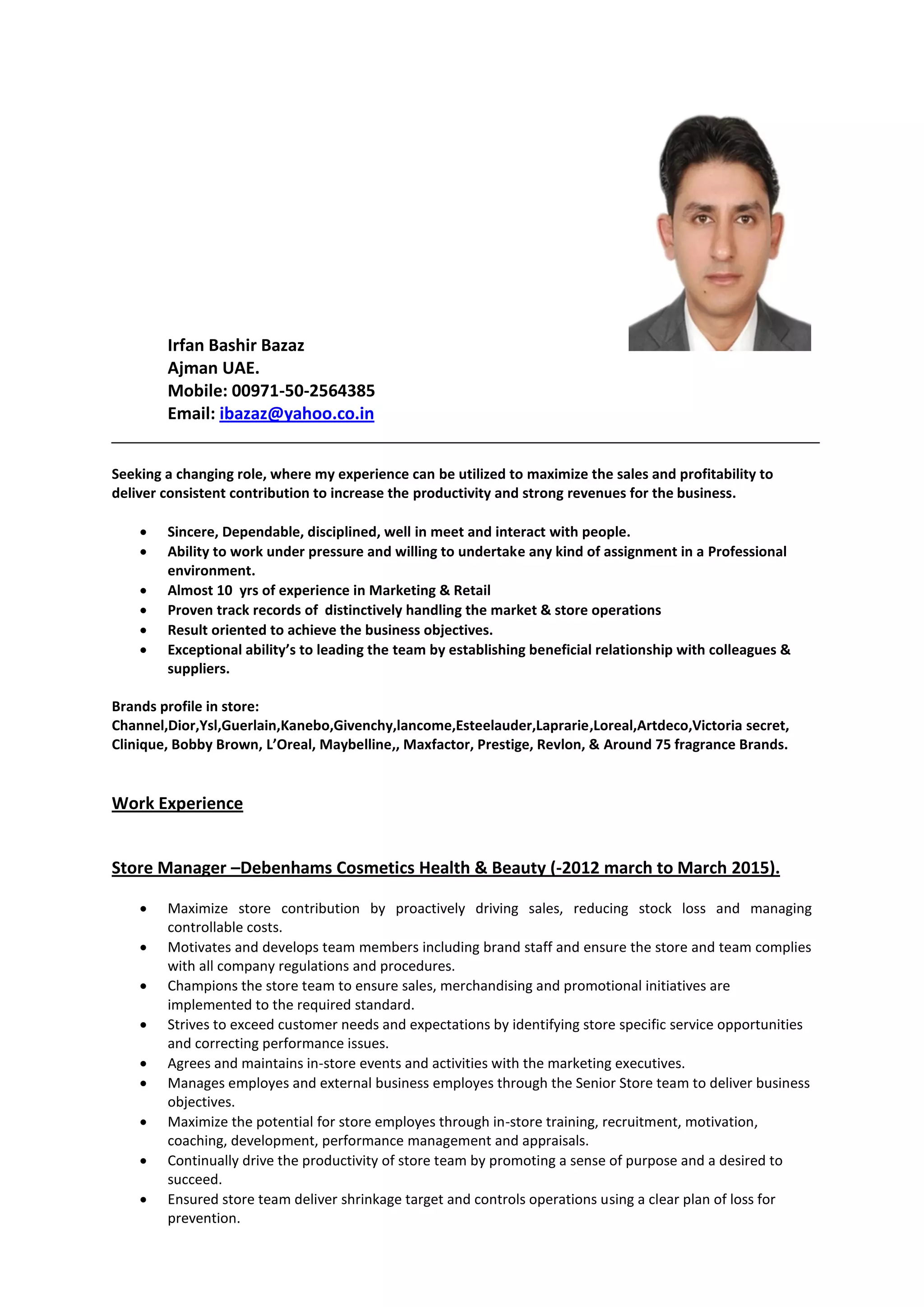 updated CV irfan | PDF