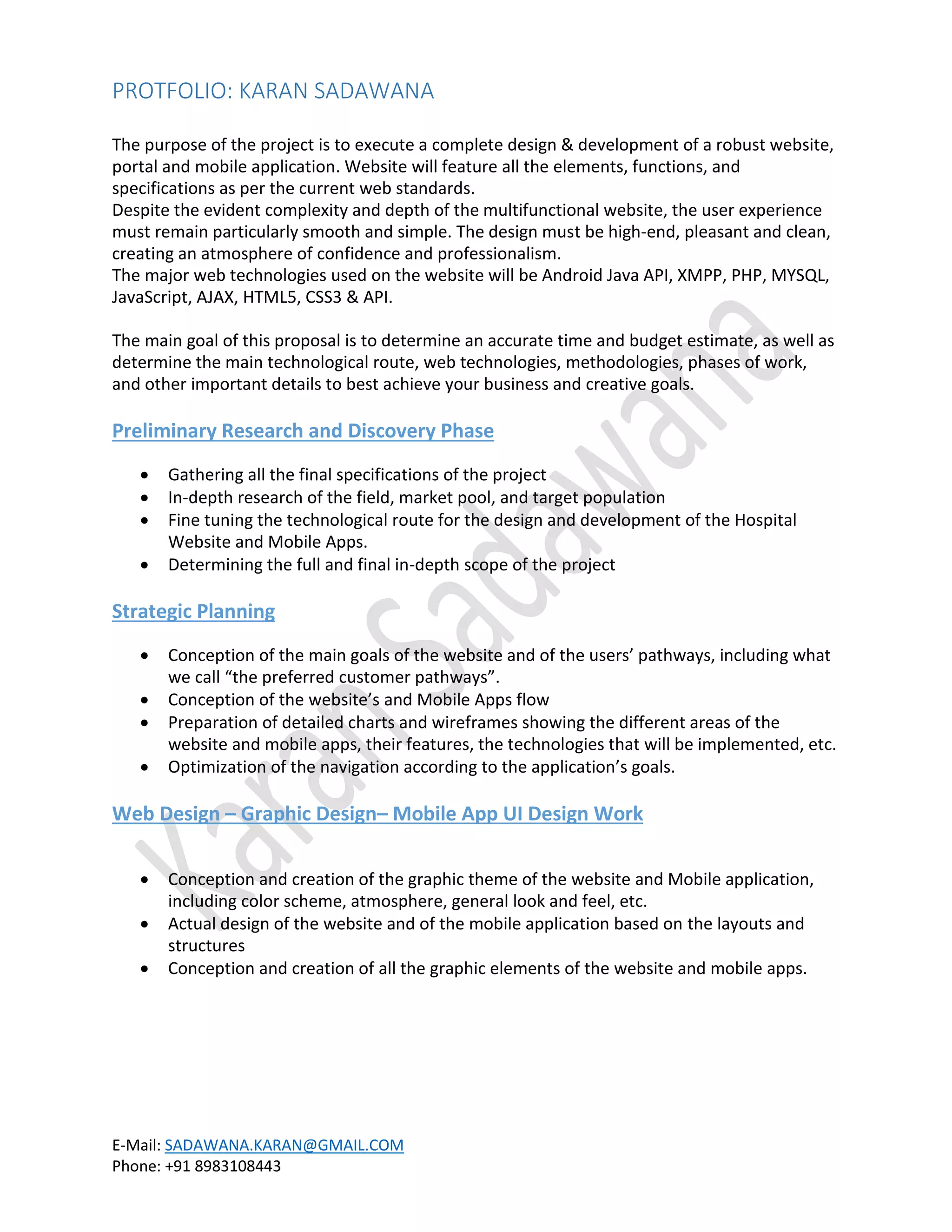 Karan_protfolio | PDF