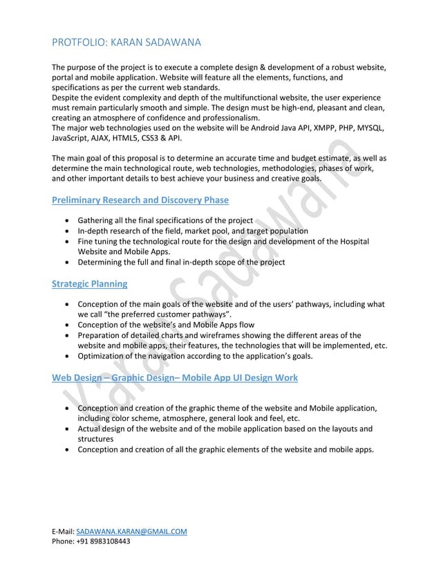 Karan_protfolio | PDF