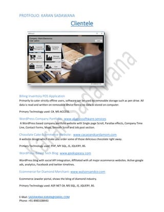Karan_protfolio | PDF