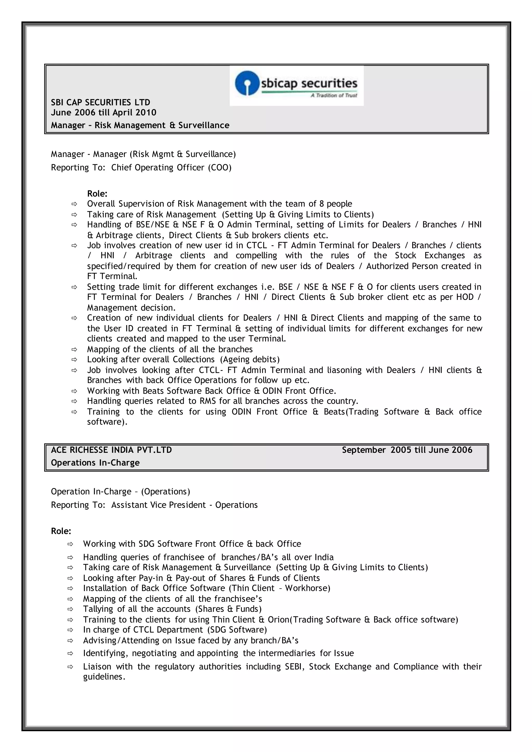 New_Resume_Fred | DOCX | Business Accounting & Finance | Business