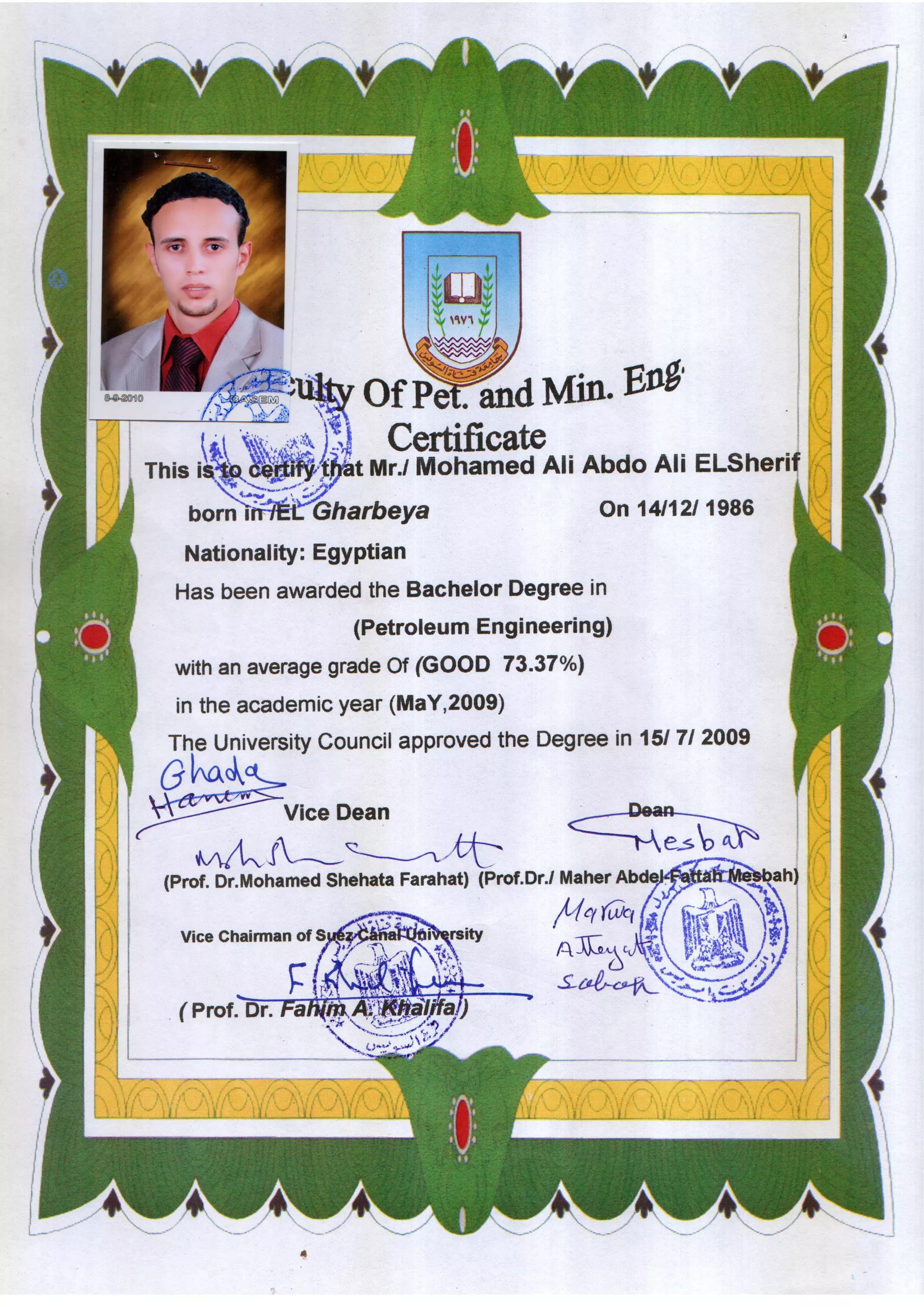 Attested Graduation Certificate | PDF