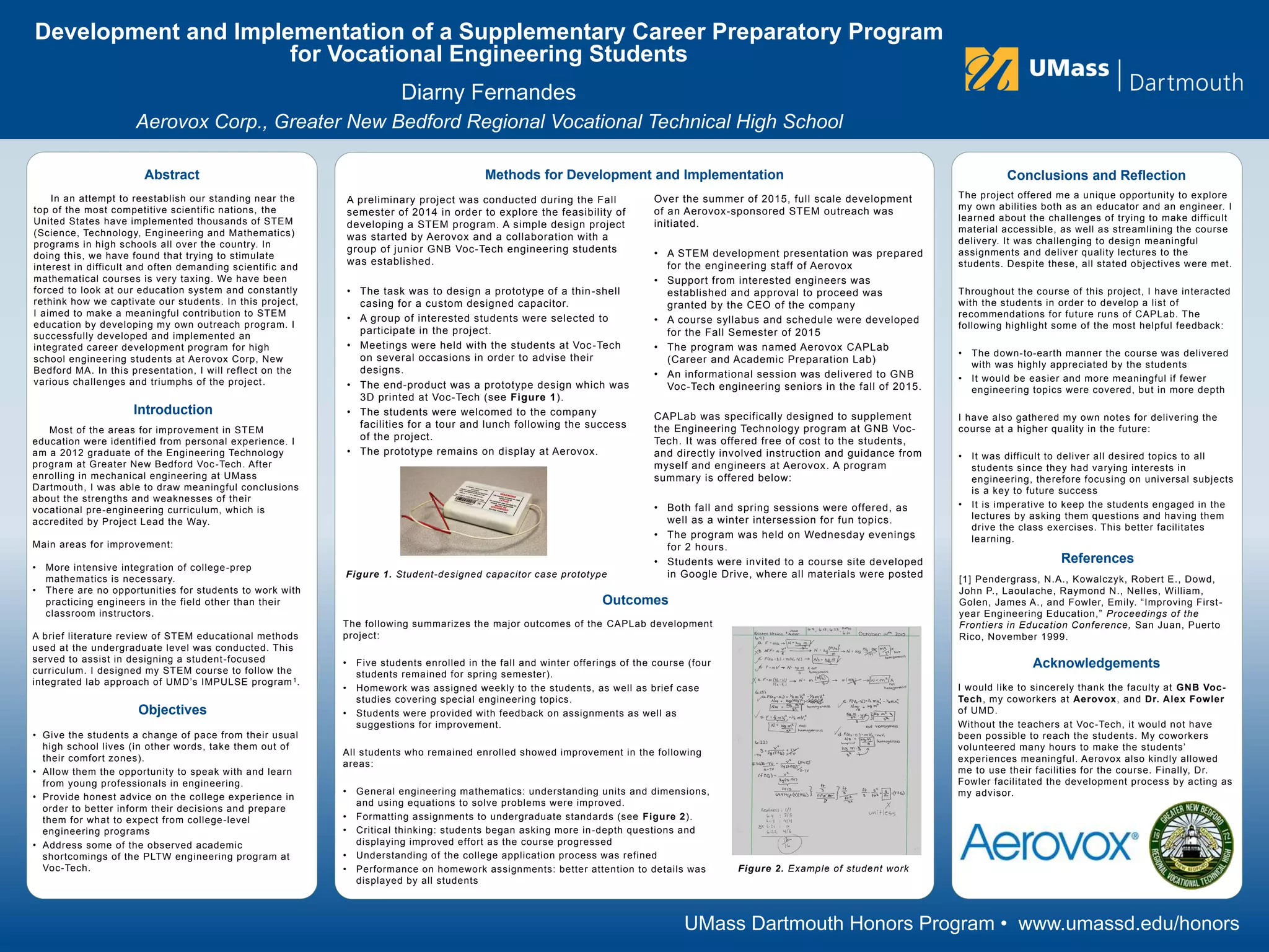 Honors Poster Diarny Fernandes | PPTX