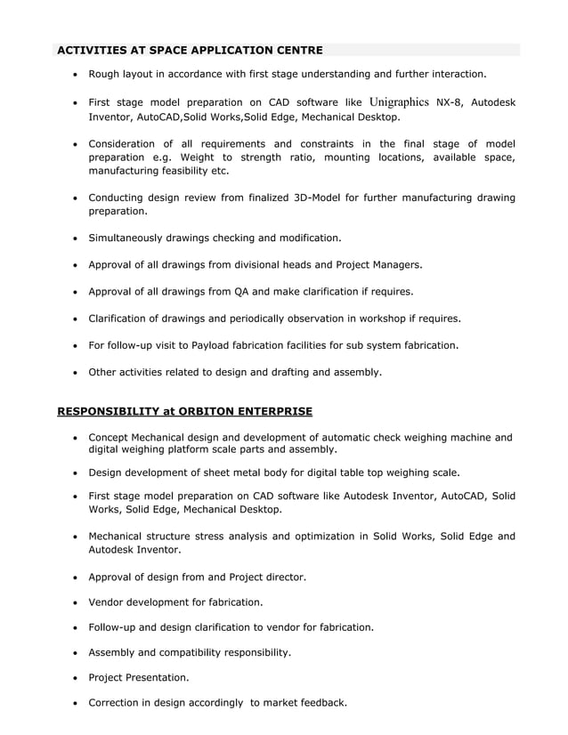 MEHUL DESIGN ENGINEER (BE mech) | PDF | Civil Engineering Industry ...