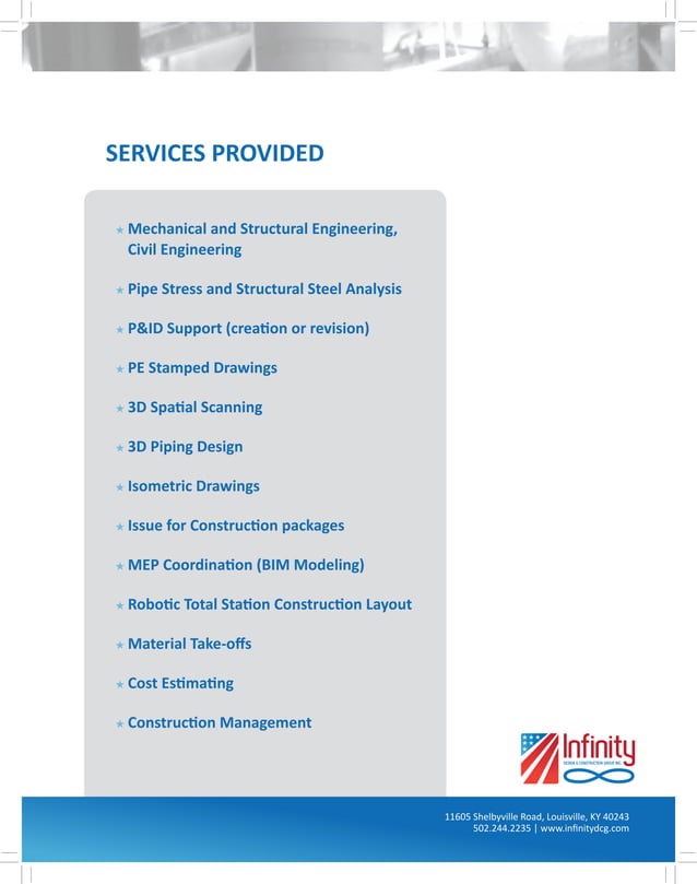 Infinity Services Brochure | PDF