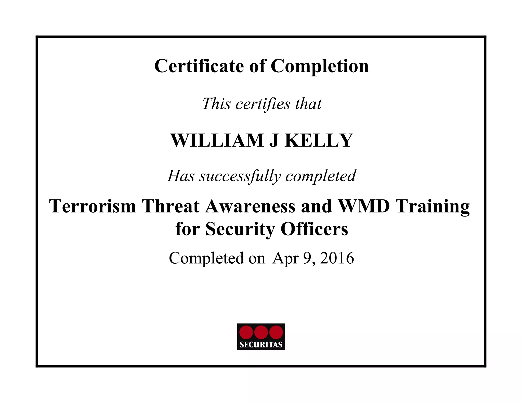 Terrorism Threat Awareness and WMD Training | PPT
