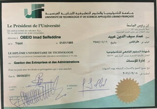 License diplome | PDF