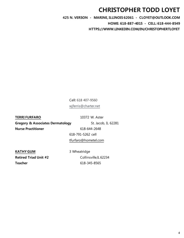 Loyet, Christopher T RESUME JAN 2016 | DOCX