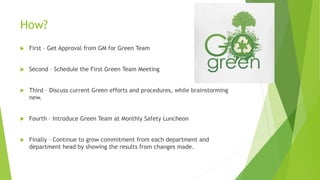 Green Team | PDF