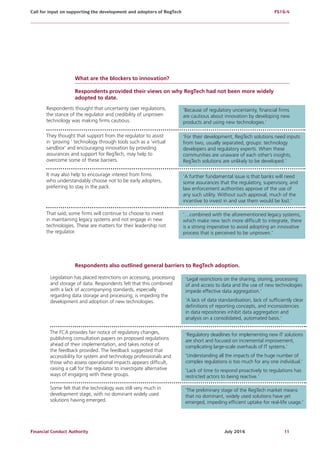 RegTech feedback statement | PDF