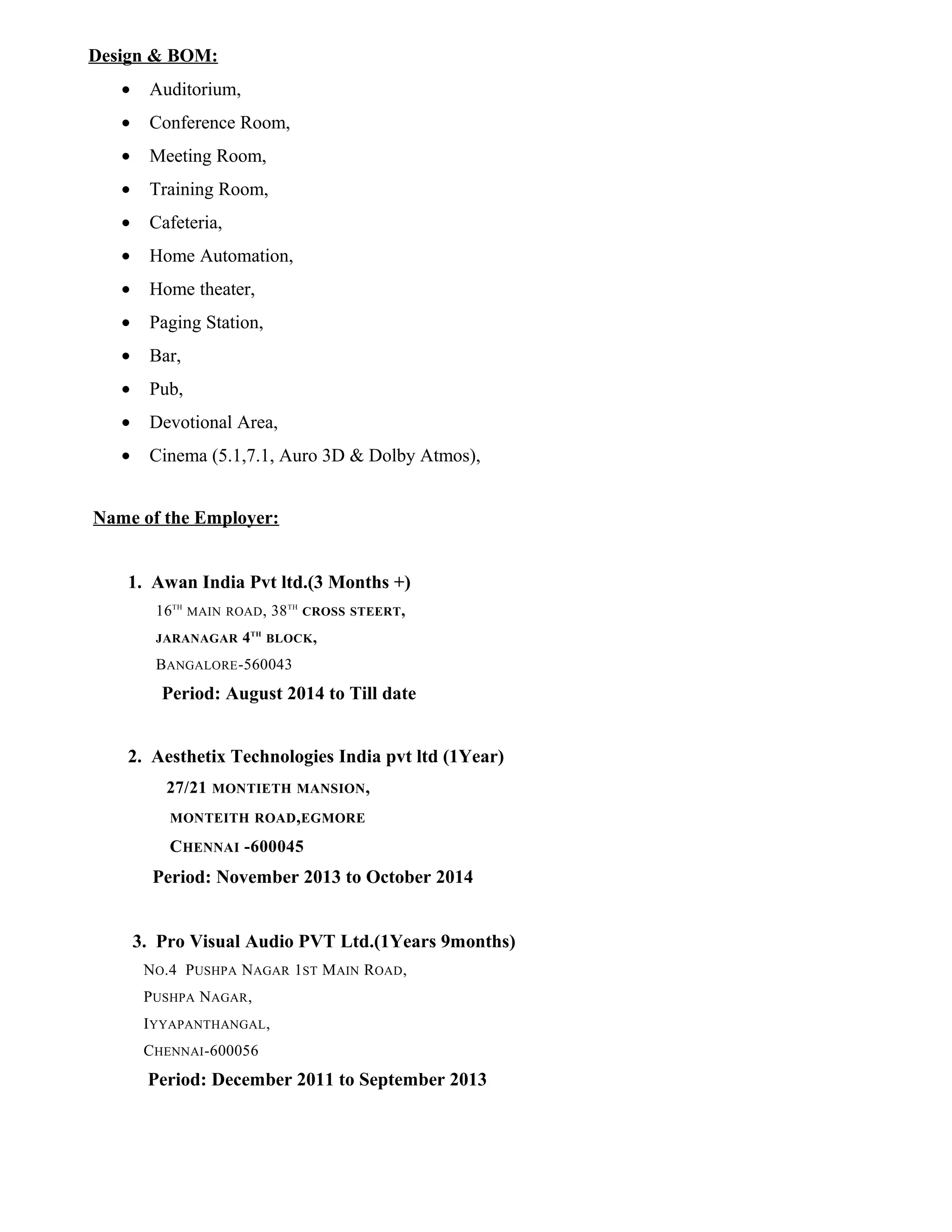 BILAL-RESUME FOR AUDIO&VIDEO | DOC