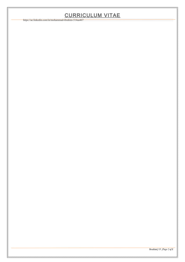 New Ibrahim CV With Cover Letter (1) | DOC