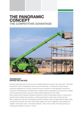 Merlo Panoramic with Stabalizers | PDF