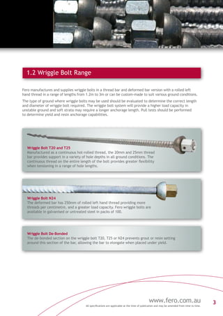 Fero Strata product brochure 2013_wriggle-bolts | PDF