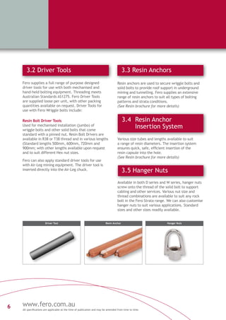 Fero Strata product brochure 2013_wriggle-bolts | PDF