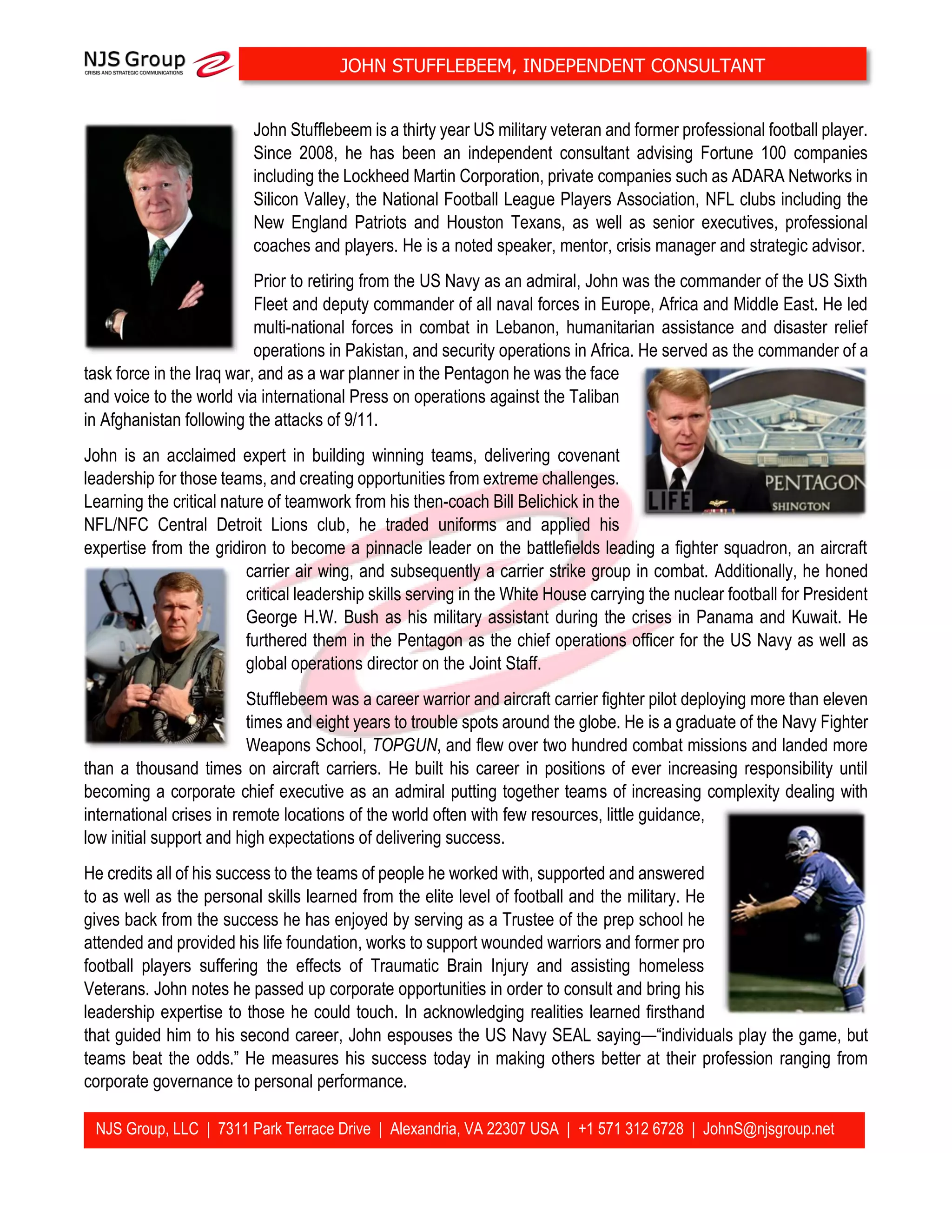 Stufflebeem Biography 2016 | PDF