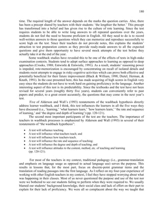 Washback paper | PDF