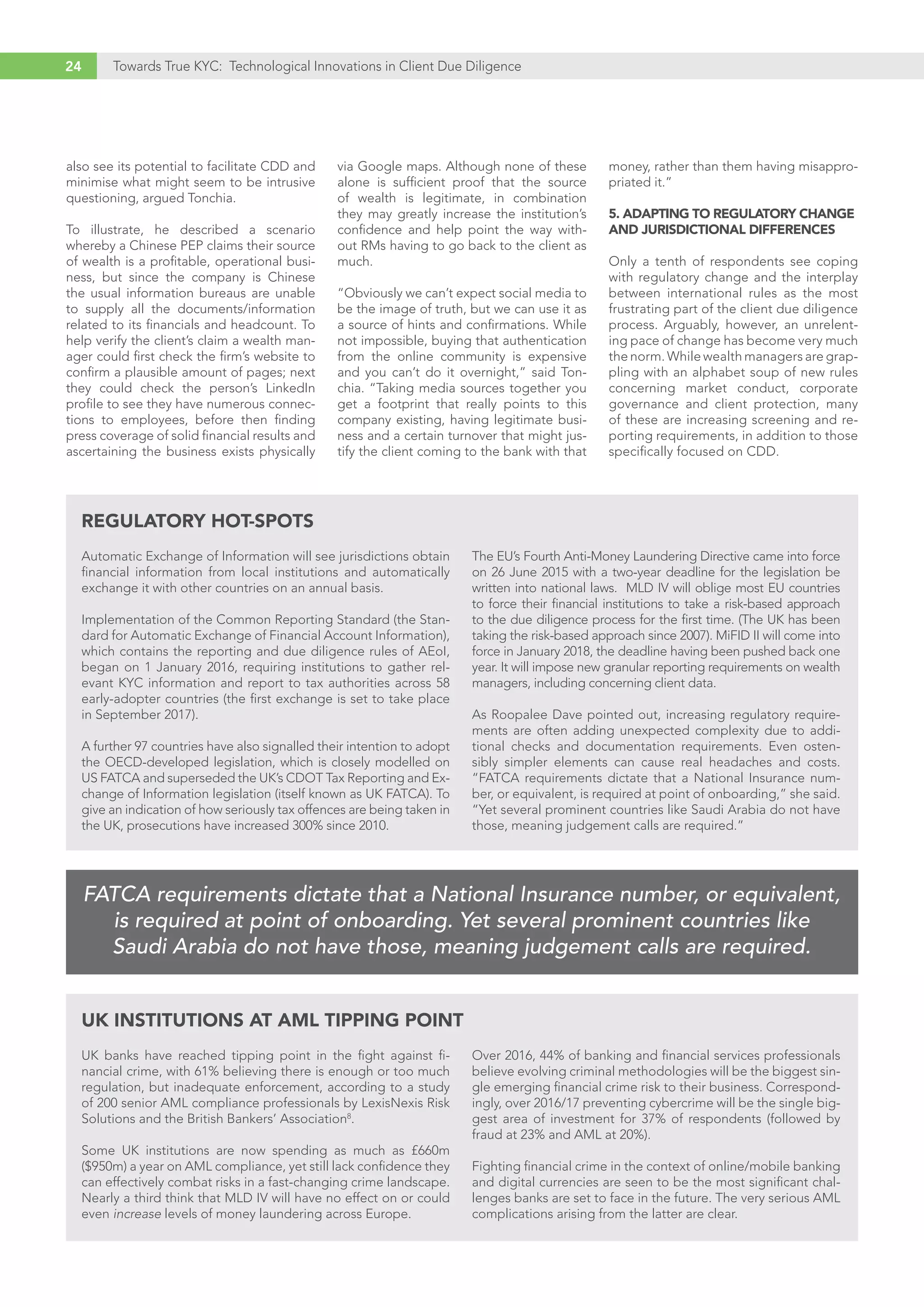 _EY_smartKYC-Technological Innovations in KYC_3-16 | PDF | Financial Regulation | Economy
