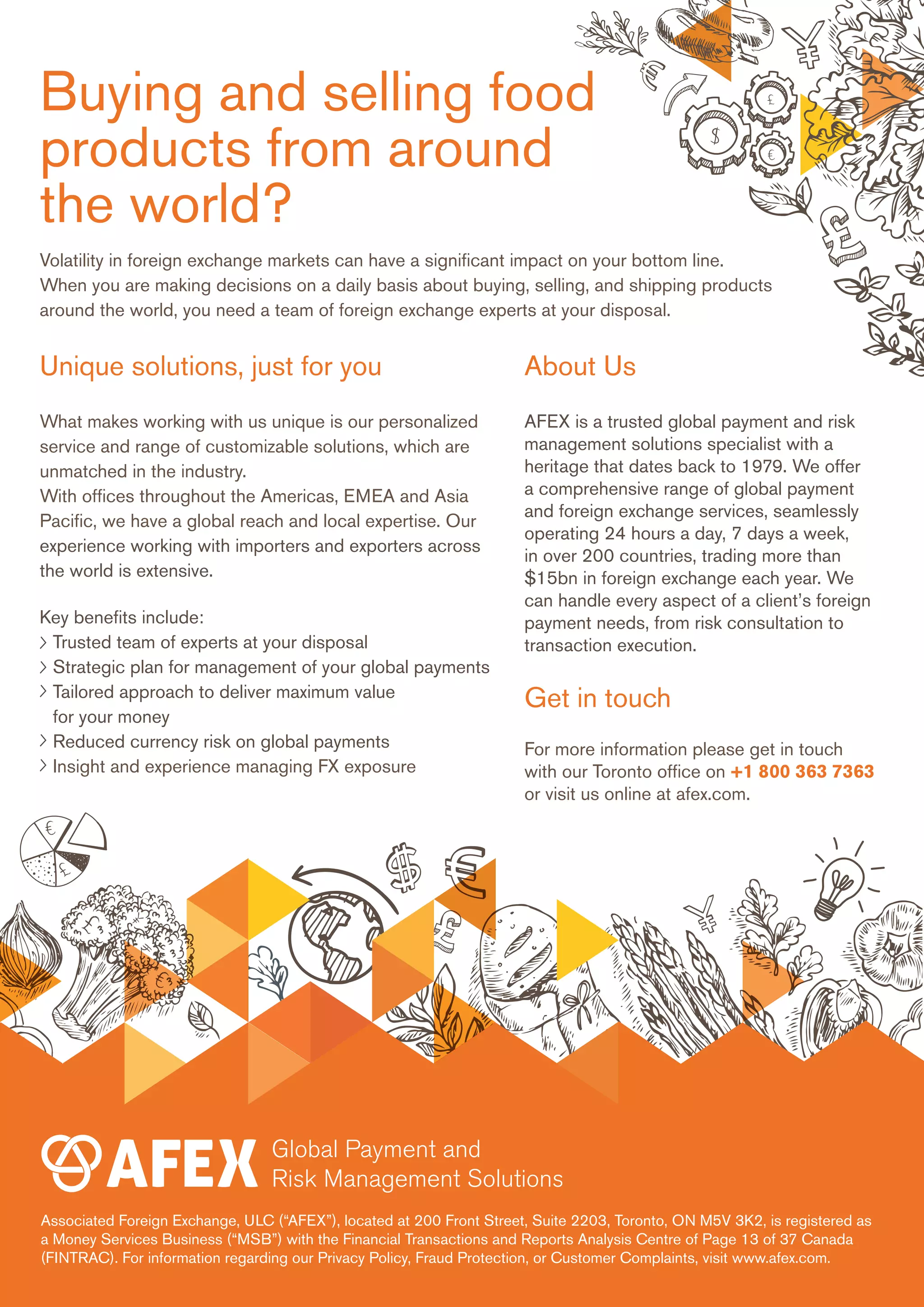 Food Industry AFEX Flyer | PDF