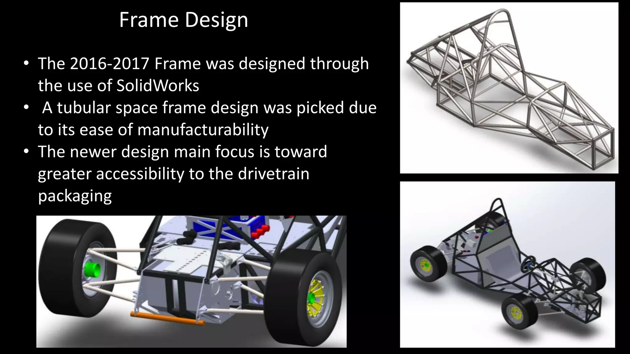 University of Michigan-Dearborn Formula SAE Electric Frame Design | PPTX