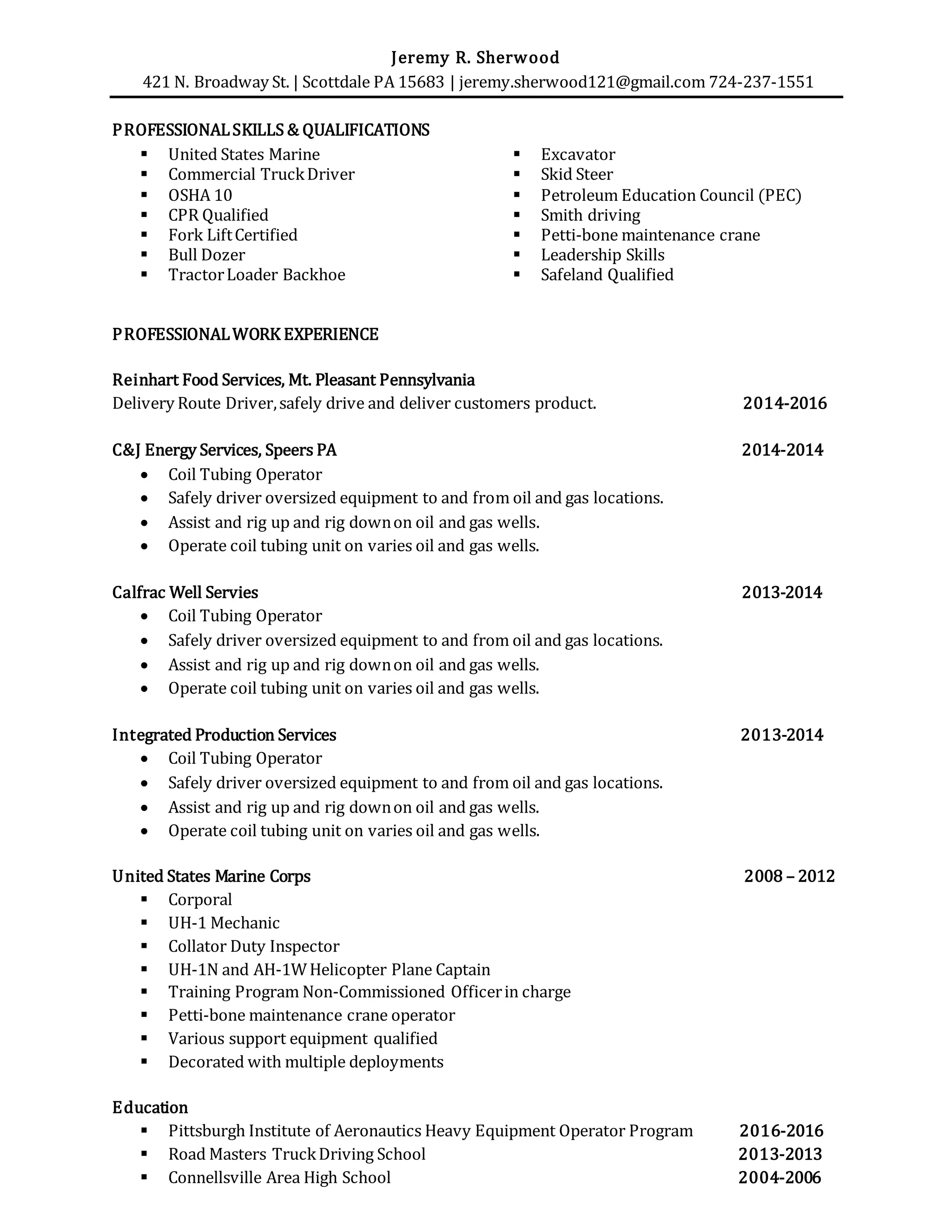 Jeremys Resume | PDF