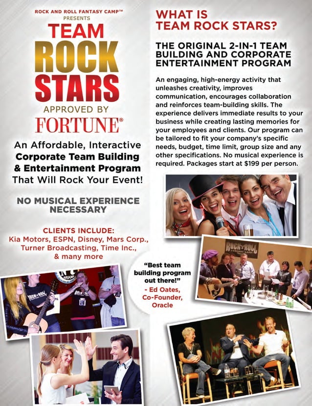 Team Rock Stars Brochure | PDF