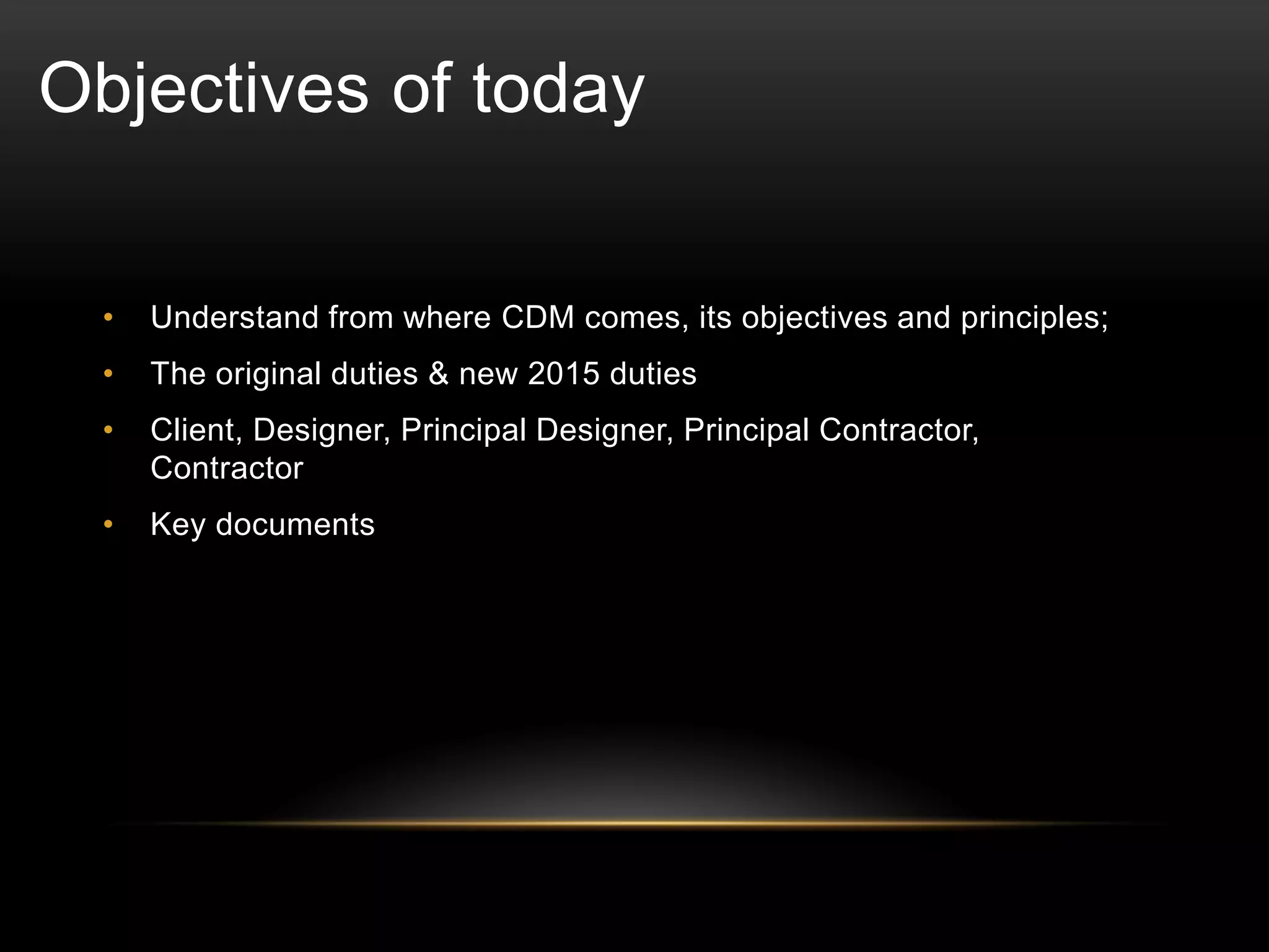 CDM 2015 awareness pack | PDF