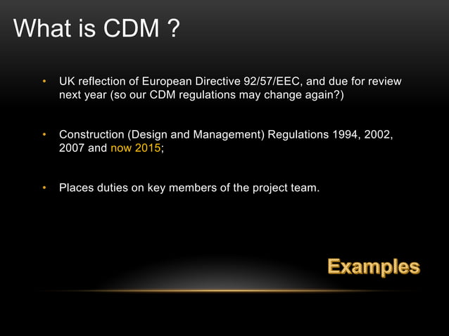 CDM 2015 awareness pack | PDF