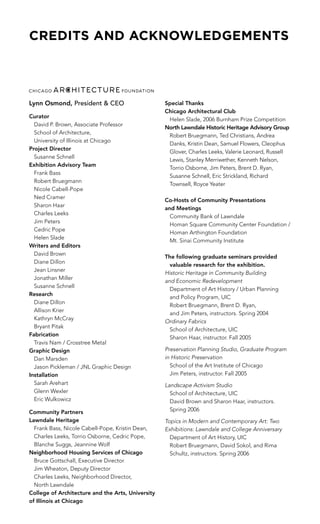 Learning from North Lawndale_publication_Fall 2006 | PDF