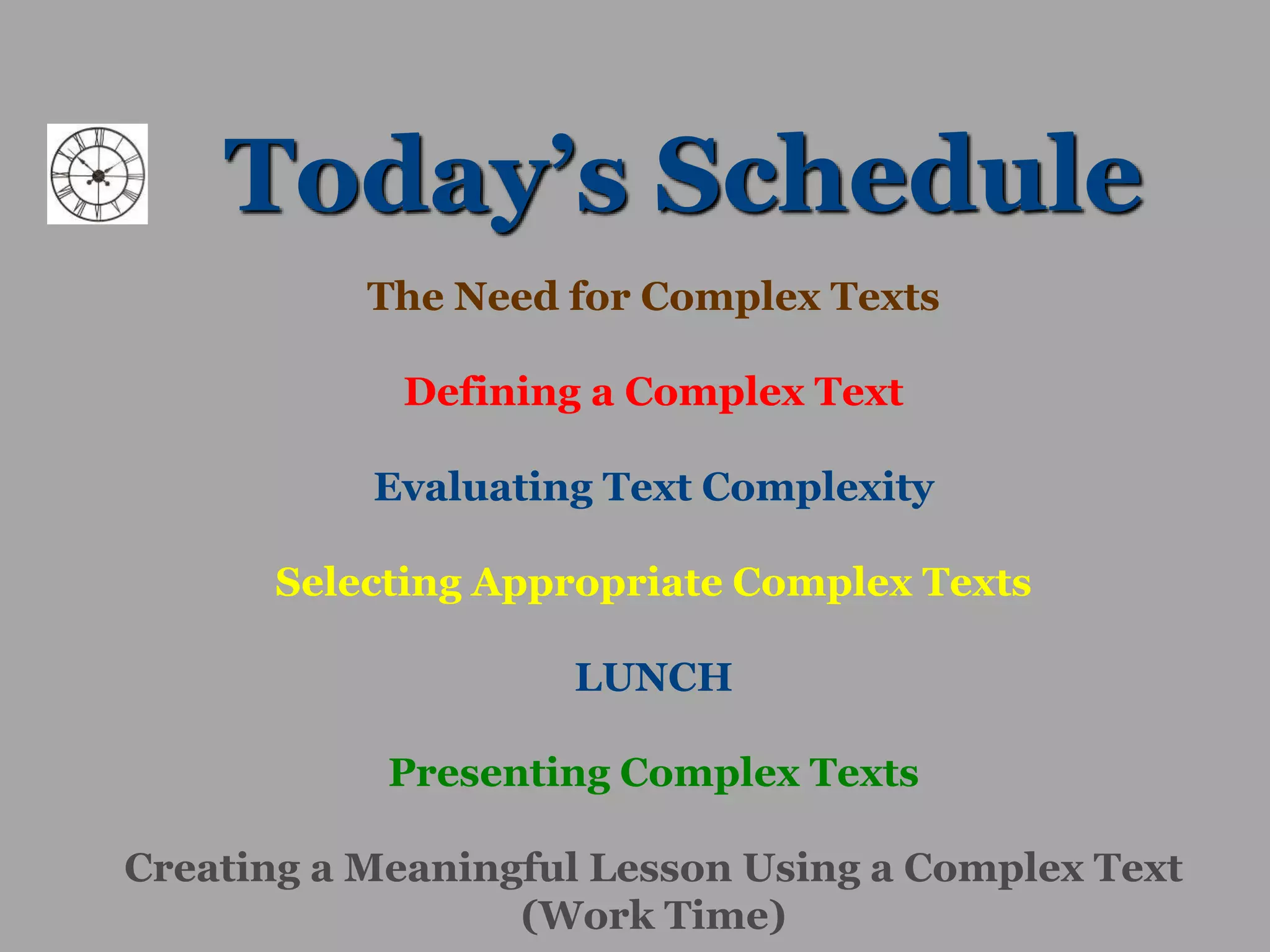 Staircase of Complexity | PPTX