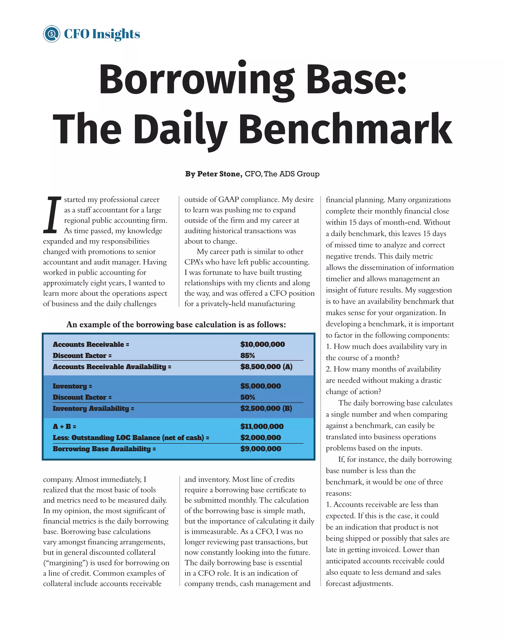 The ADS Group - CFO | PDF