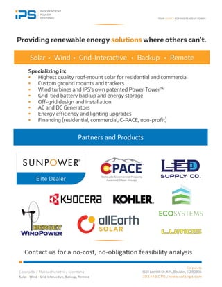 Flier - ABOUT IPS | PDF | Power and Energy Industry | Industries