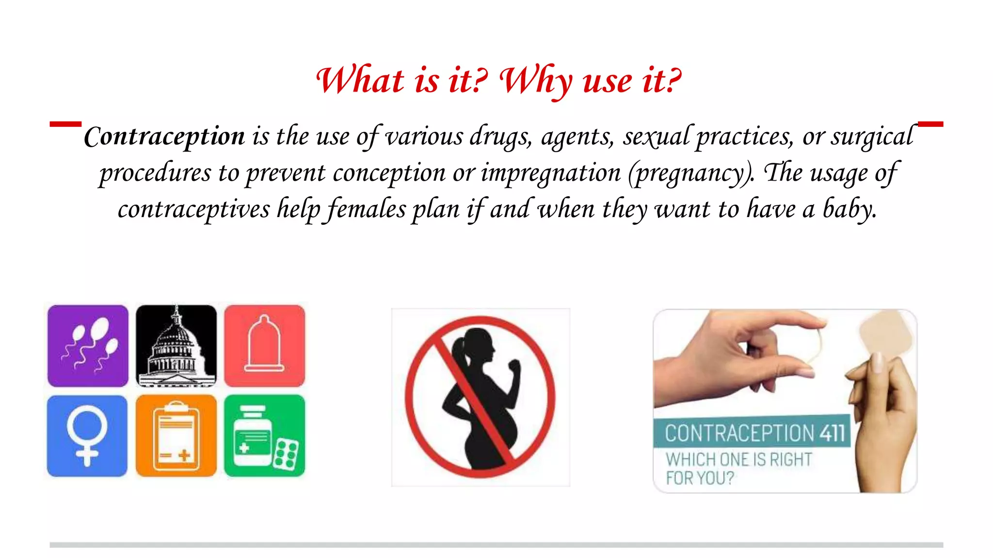 Emerging Trends in Contraception | PPTX | Pregnancy | Reproductive Health