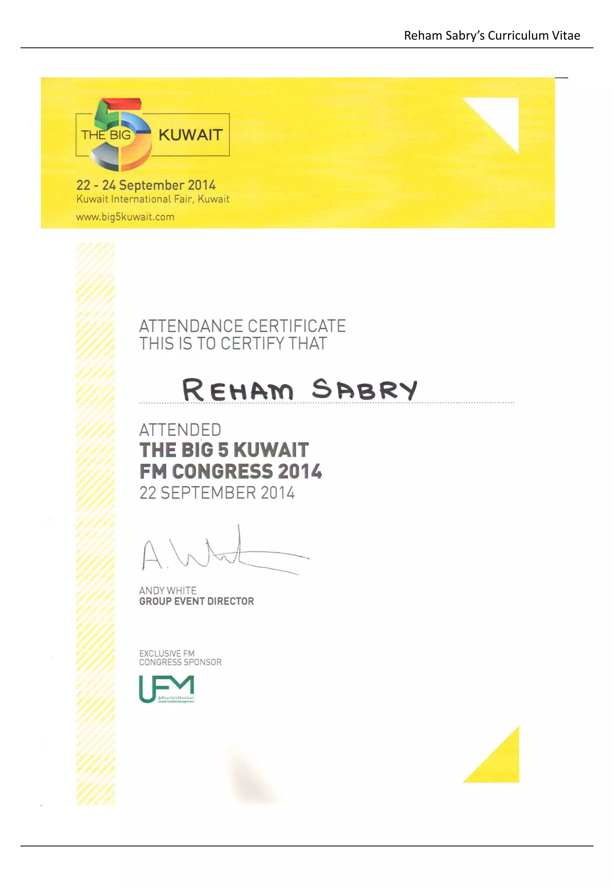 Reham_Sabry_CV PDF | PDF