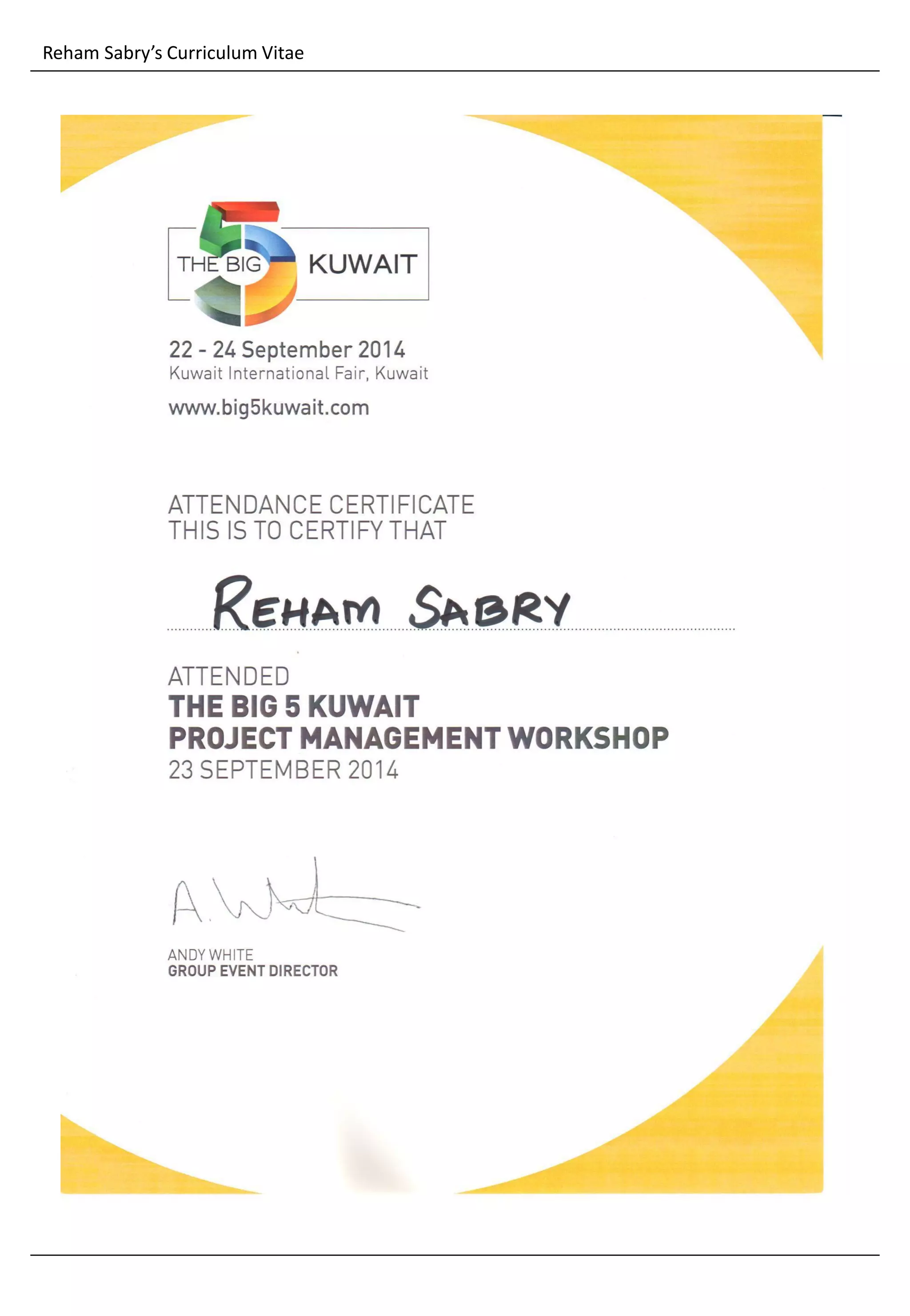 Reham_Sabry_CV PDF | PDF