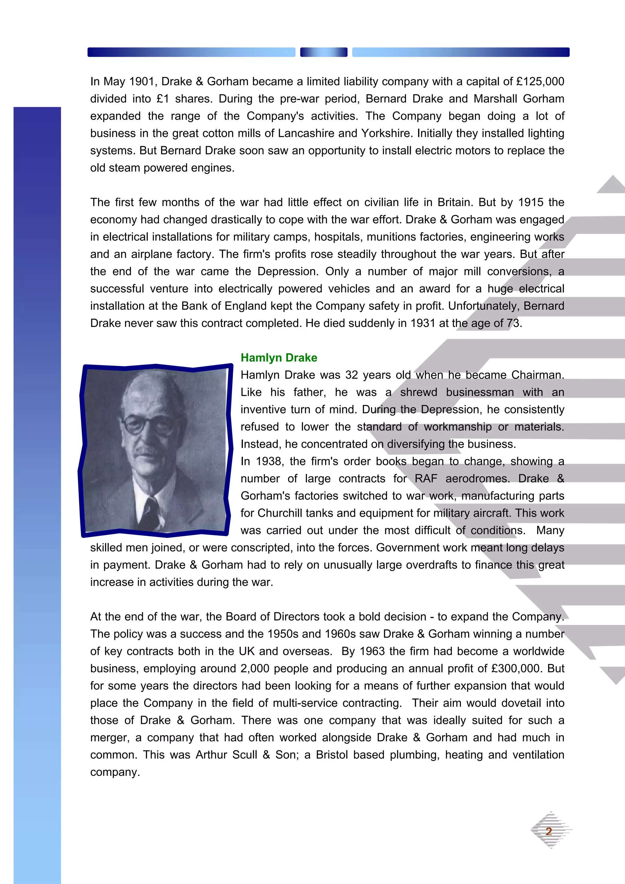 Drake and Scull-History-framed | PDF