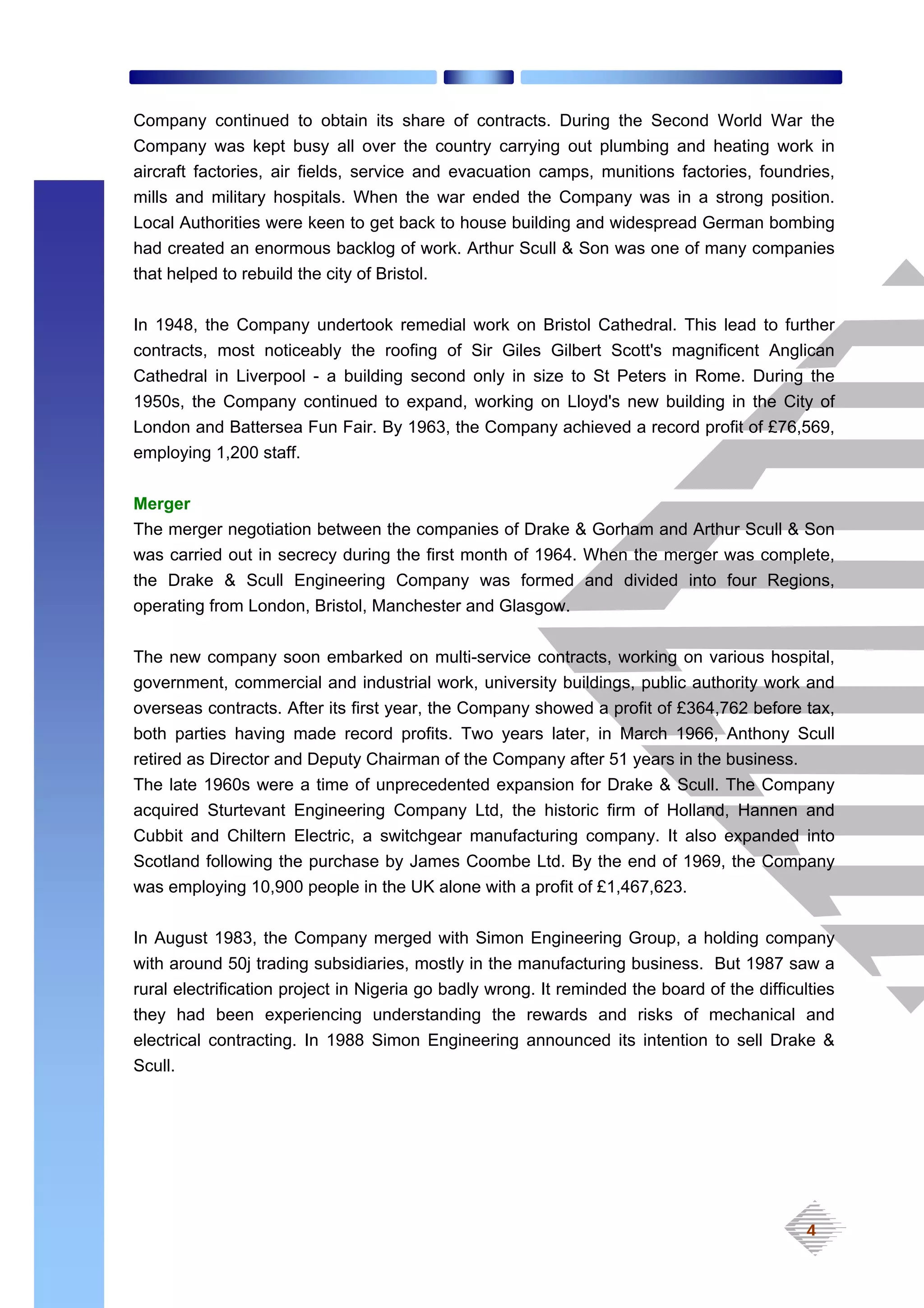 Drake and Scull-History-framed | PDF