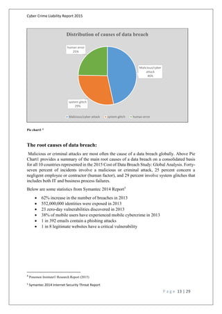 Cyber crime liability report | PDF