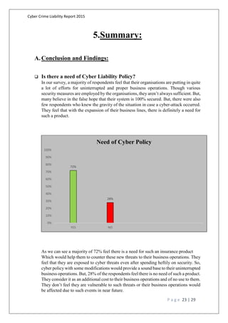 Cyber crime liability report | PDF