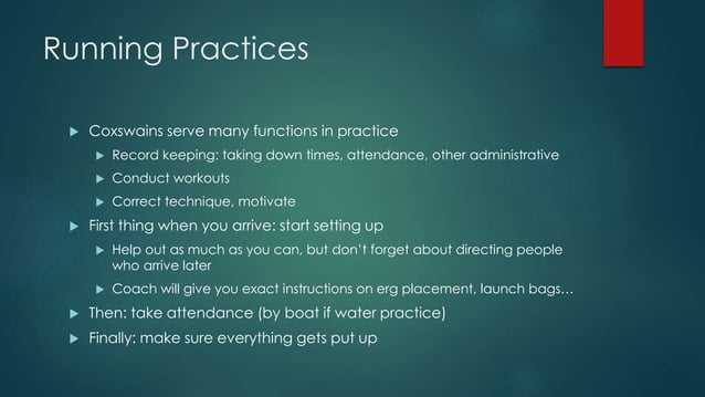 Coxing Basics | PPTX | Rowing | Sports