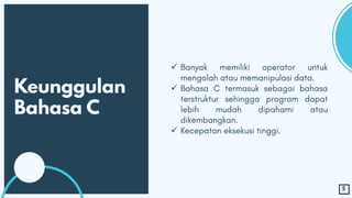 Dasar-Dasar Pemrograman - 3 Bahasa Pemrograman C | PDF