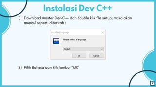 Dasar-Dasar Pemrograman - 3 Bahasa Pemrograman C | PDF