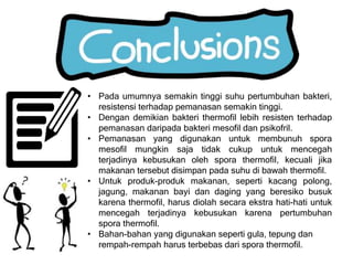 3 bakteri thermofil, mesofil dan psikrofil | PPTX