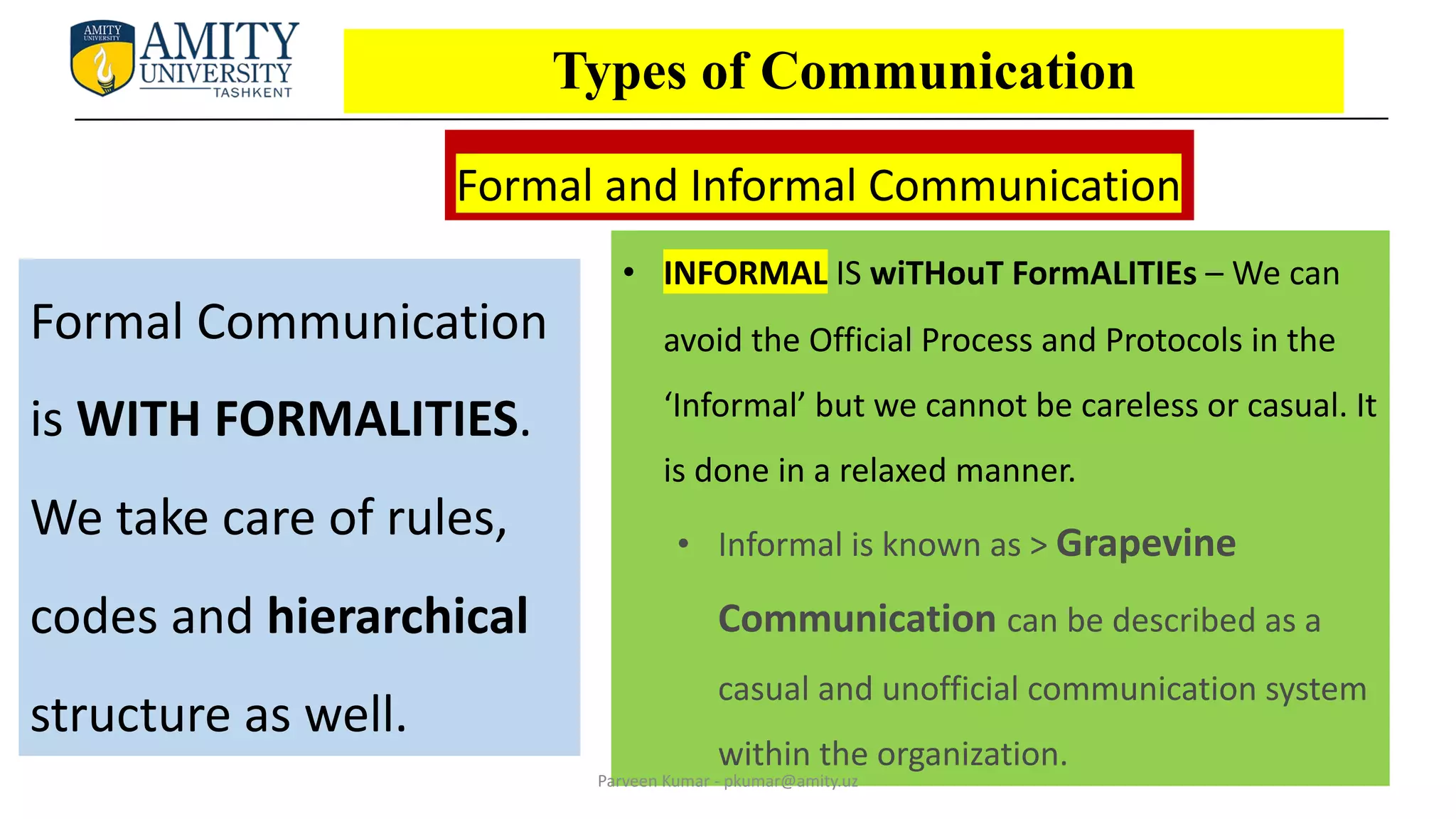 Barriers, Types and Flow of Communication | PDF