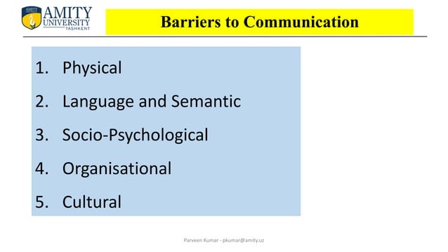Barriers, Types and Flow of Communication | PDF