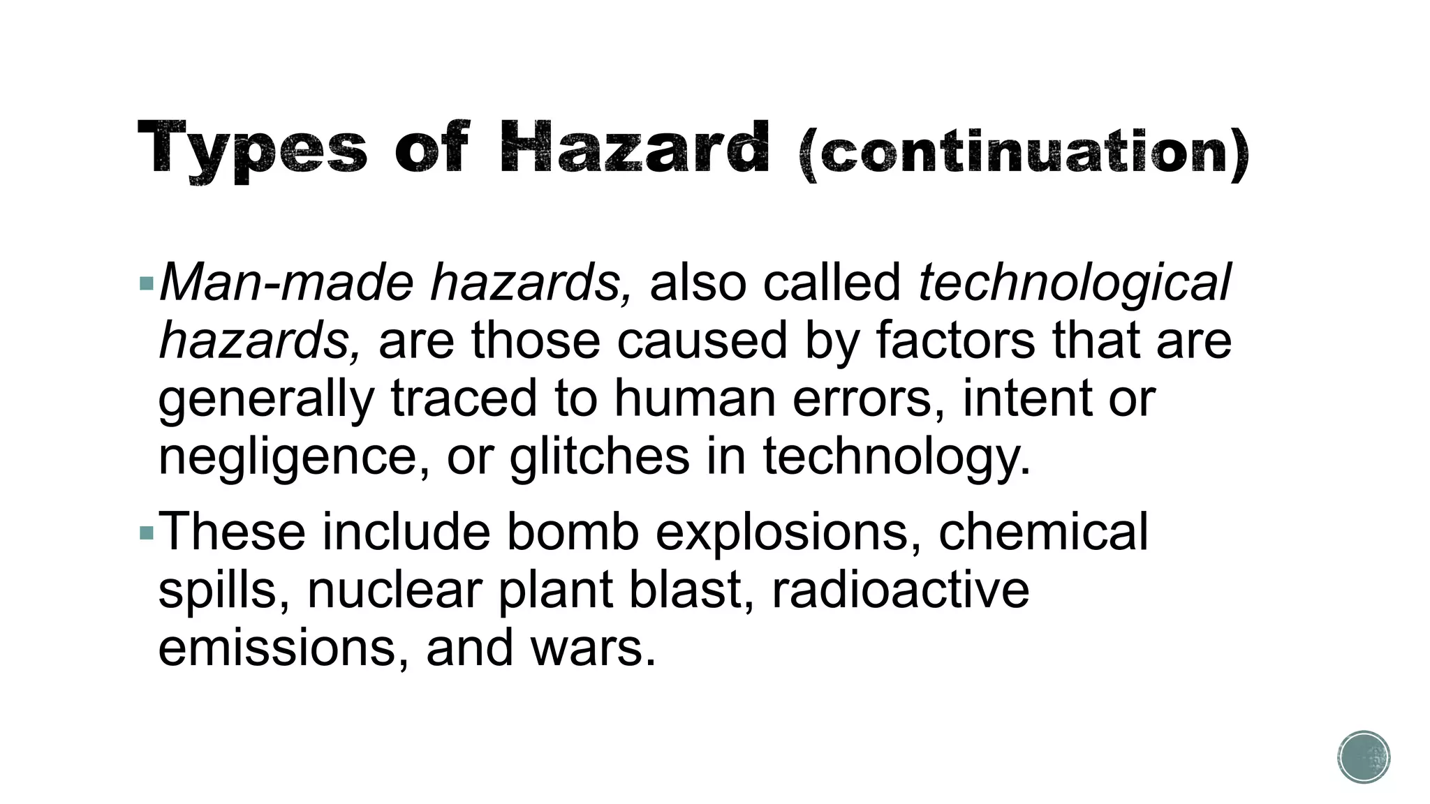 basic concept of hazard | PPTX