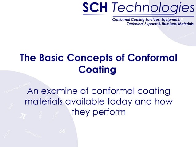 Basic Concepts Of Conformal Coating | PPT
