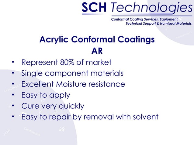 Basic Concepts Of Conformal Coating | PPT