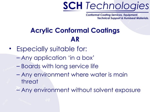 Basic Concepts Of Conformal Coating | PPT